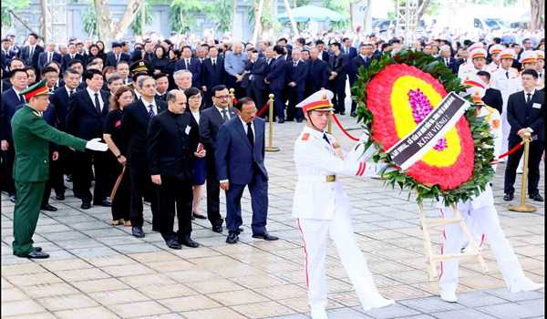 NSA Ajit Doval attends state funeral of Vietnamese leader Nguyen Phu ... NSA Ajit Doval attends state funeral of Vietnamese leader Nguyen Phu ...